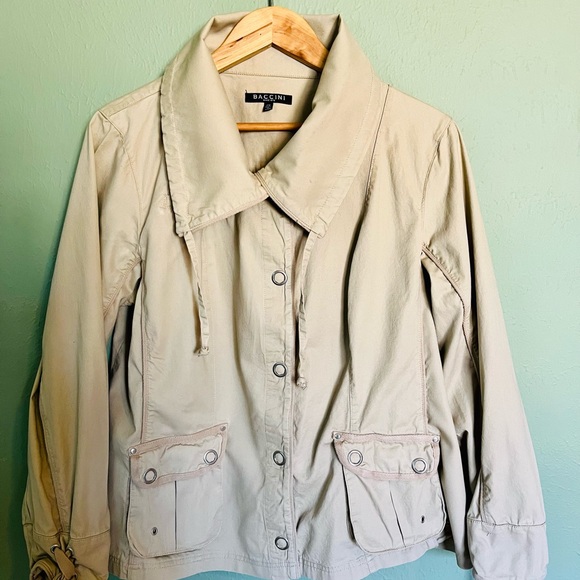 Baccini | Jackets & Coats | Baccini 2x Tan Jacket It Always Made Me ...
